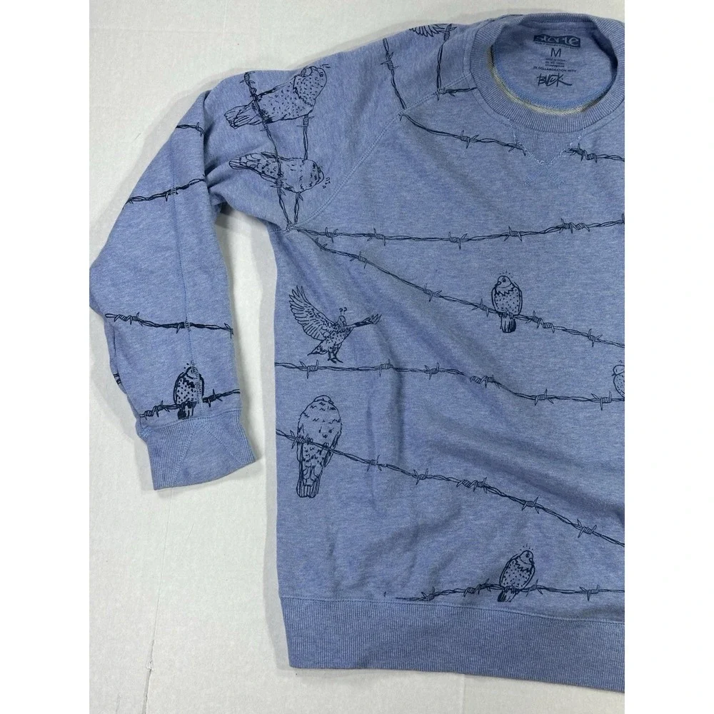 Staple | Sweaters | Staple X Buck Sweater Mens Medium Blue Crewneck ...